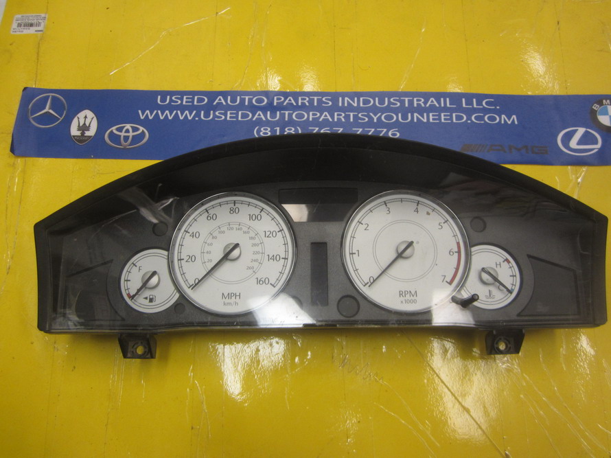 Chrysler - SPEEDOMETER INSTRUMENT CLUSTER - 04836990AA: Used Auto Parts ...