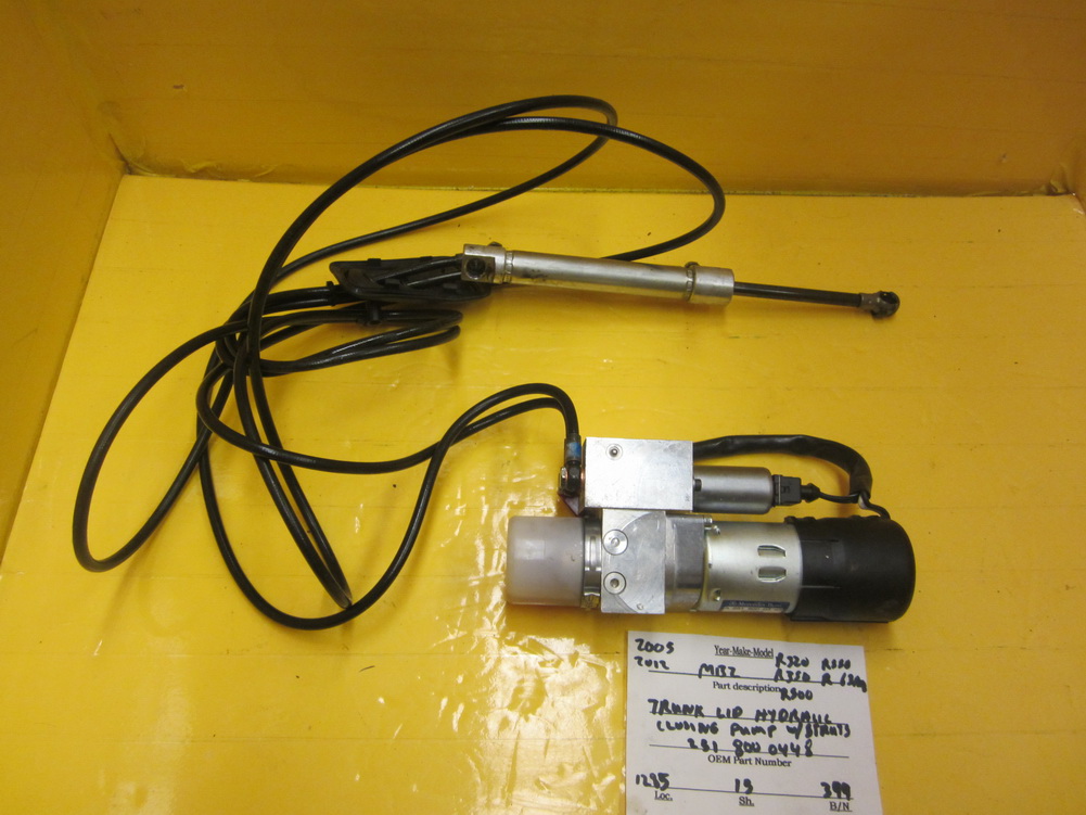 2518000448 MERCEDES BENZ R320 CDI R350 R500 HATCH LIFTGATE TRUNK LID ...