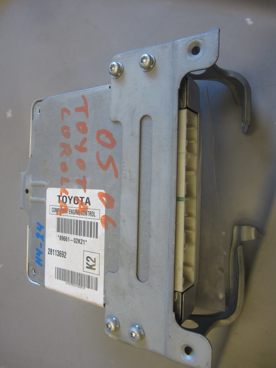 Toyota Corolla - ECU Computer - 89661 02K21: Used Auto Parts | Mercedes ...