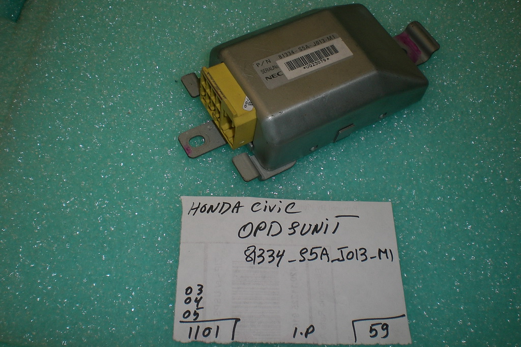 Honda Civic - Opds Unit - 81334-S5A-J013-M1: Used Auto Parts | Mercedes ...
