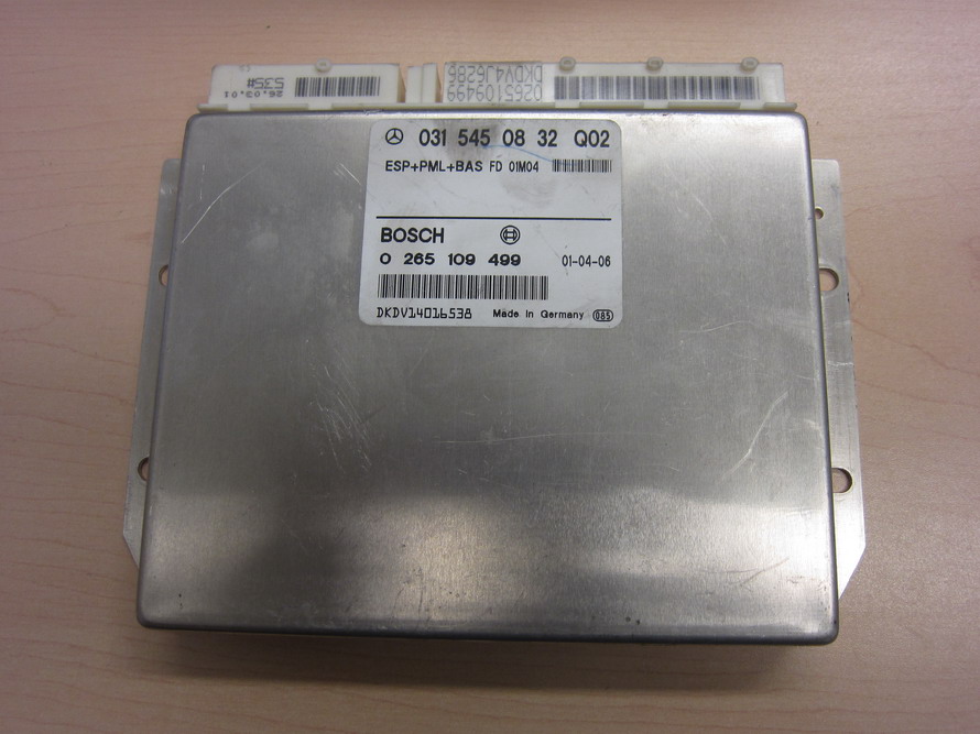 Mercedes Benz - ESP BAS ABS CONTROL MODULE COMPUTER - 0135450832: Used ...