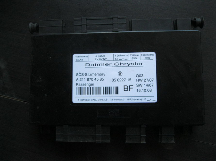 Mercedes Benz - Seat Control - 2118704585: Used Auto Parts | Mercedes ...