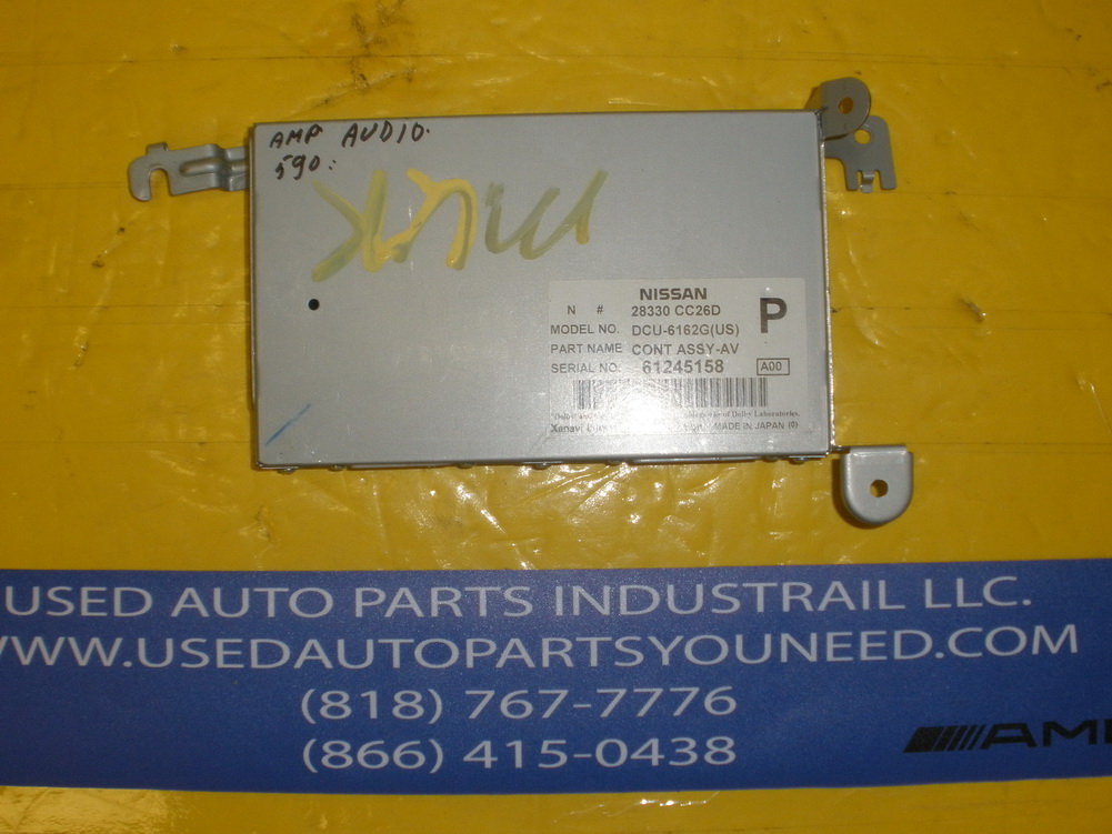 Nissan - Control Module cont assy av - 28330 CC26D: Used Auto Parts ...