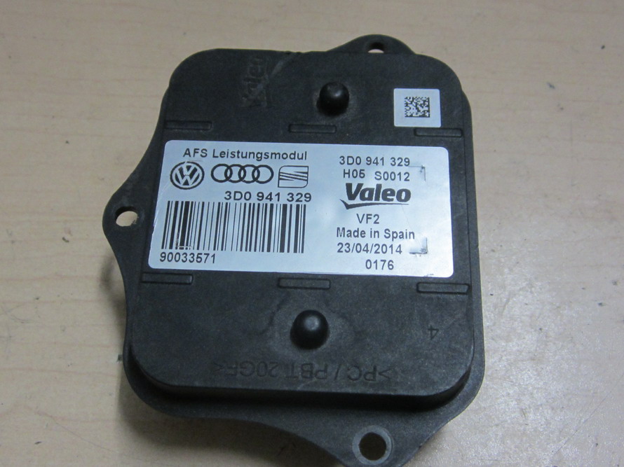 Audi VW HEADLIGHT BALLAST Headlight AFS Computer Module Control Unit ...