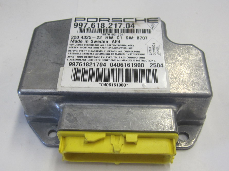 Porsche - AIR BAG CONTROL MODULE - 997 618 217 04: Used Auto Parts ...
