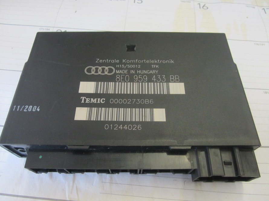 Audi - Body Control Module - 8E0959433BB: Used Auto Parts | Mercedes ...