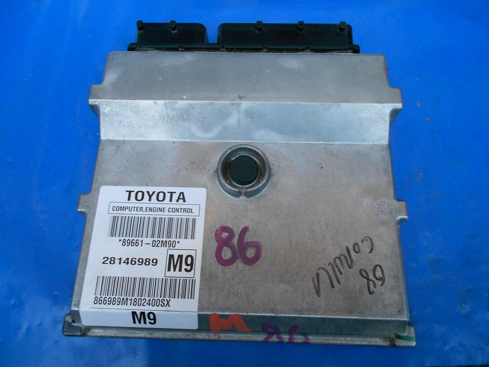 89661 02M90 COROLLA COMPUTER BRAIN ENGINE CONTROL ECU ECM MODULE: Used ...