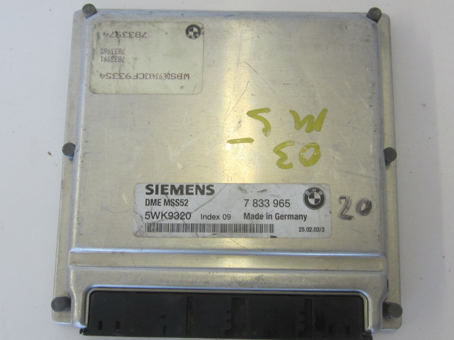 BMW -M3 ECU Computer - 7833965: Used Auto Parts | Mercedes Benz Used ...