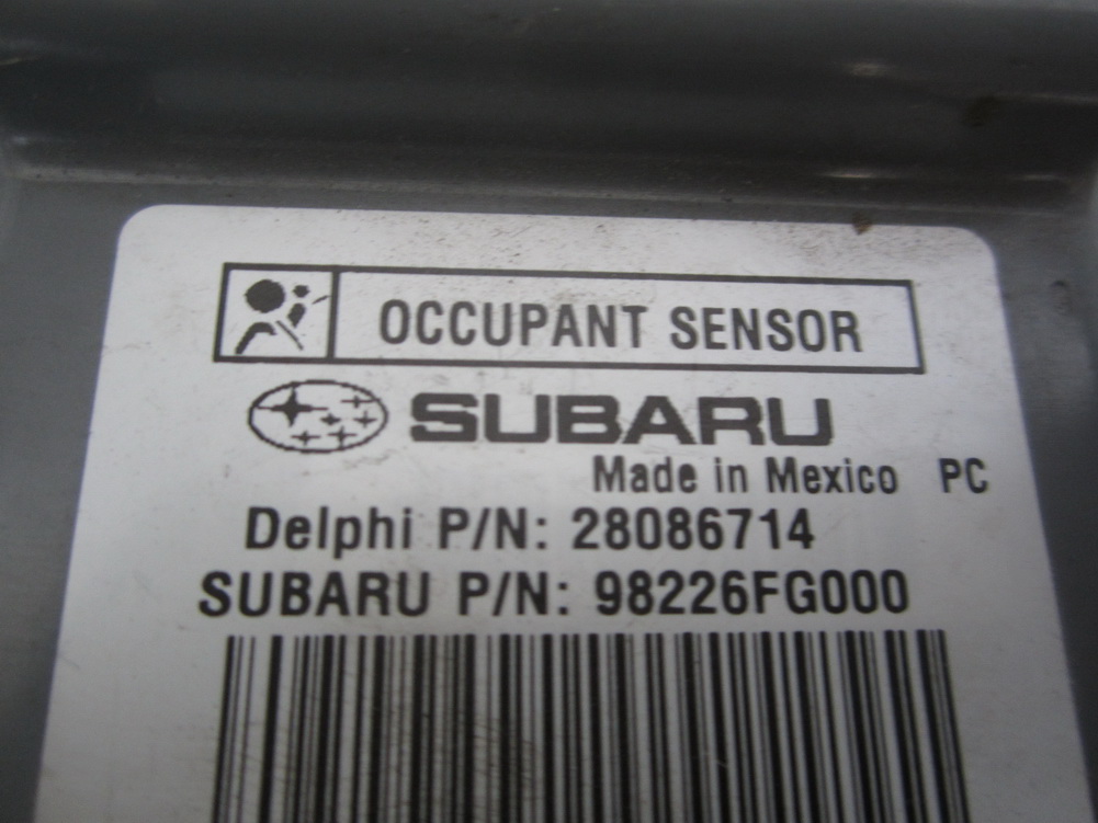 Subaru IMPREZA WRX - OCCUPANCY SENSOR - RIGHT: Used Auto Parts ...