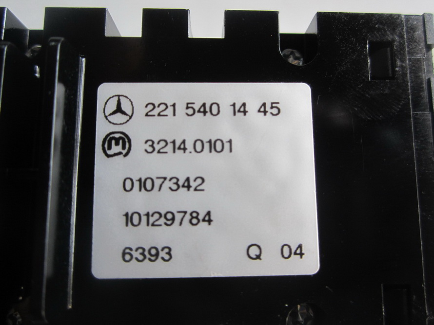 Mercedes Benz - MERCEDES S550 S-CLASS W221 PARK PARKING BRAKE SWITCH ...
