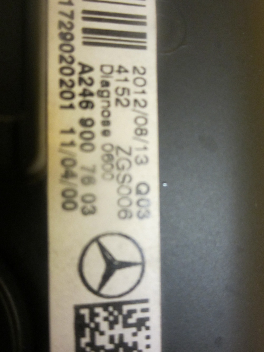 2469007603 Mercedes Benz MONITOR SPORTS IOURER 246 900 76 03: Used Auto ...