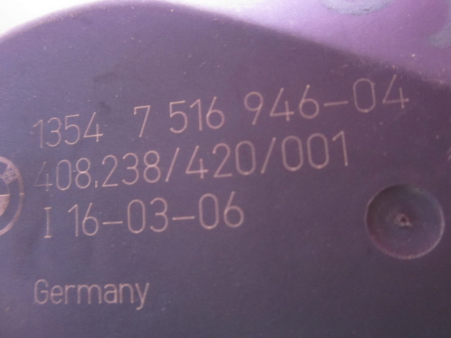BMW - Throttle Body - 13547516946: Used Auto Parts | Mercedes Benz Used ...