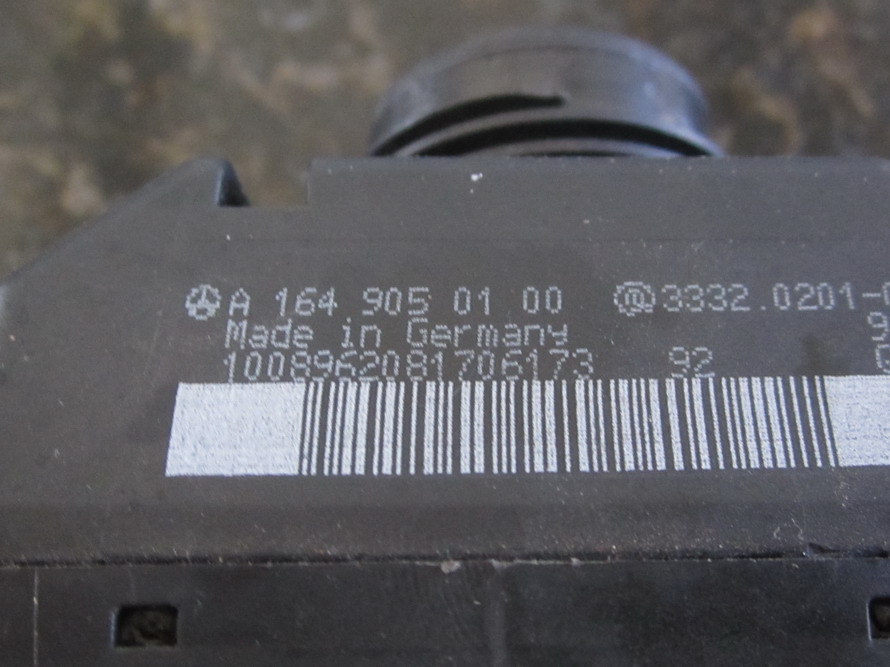 Mercedes Benz ML350 GL350 IGNITION SWITCH - 1649050100: Used Auto Parts ...