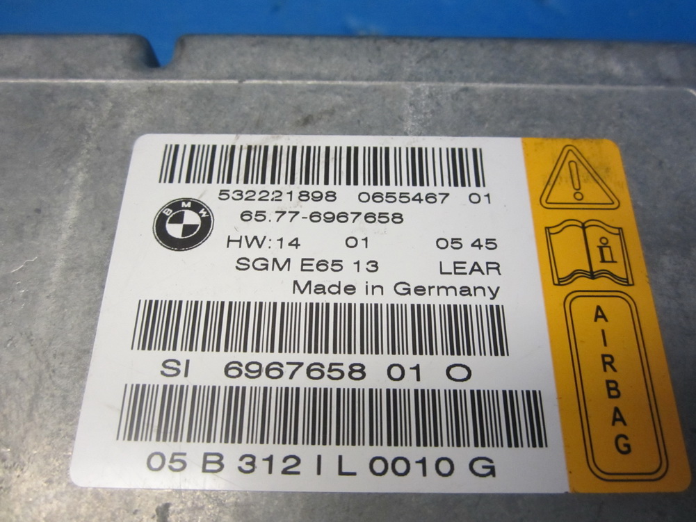 BMW - Air Bag BMW E65 E66 745 750 760 MAIN SAFETY ECU GATEWAY AIRBAG ...
