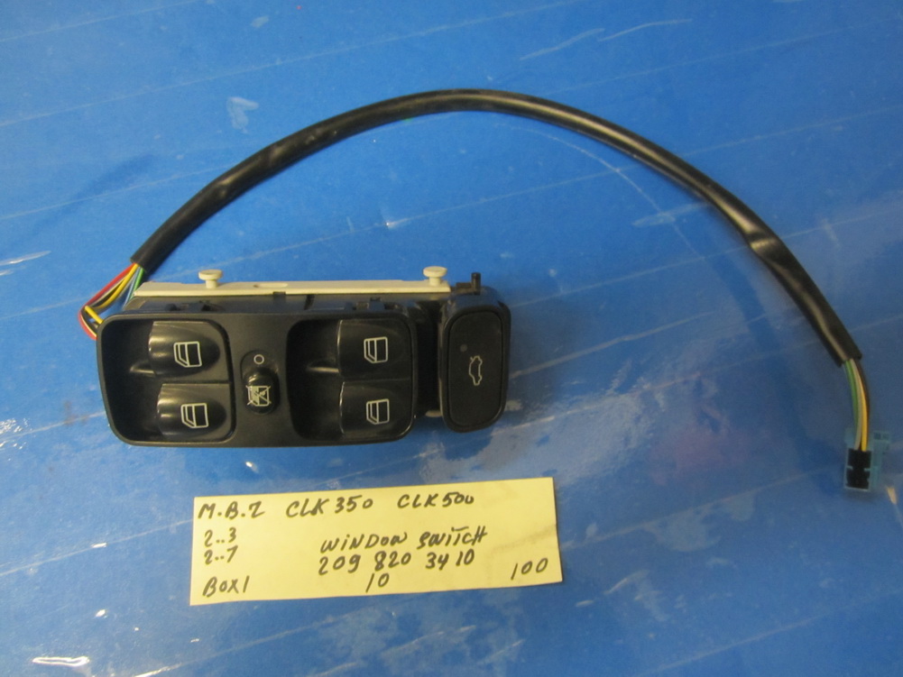Mercedes Benz CLK350 - Window Switch - 209 820 3410: Used Auto Parts ...