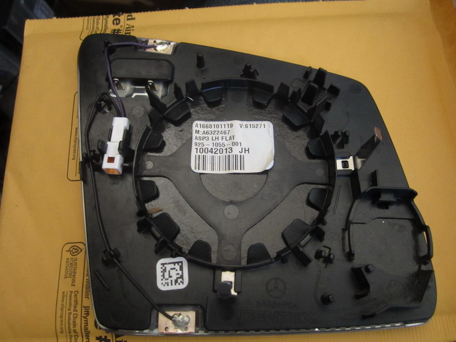 Mercedes Benz ML350 ML500 W166 GLE Mirror Glass - 1668101119: Used Auto ...