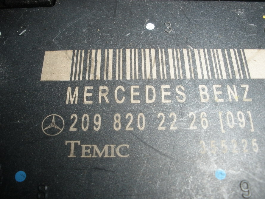 Mercedes Benz - Door Control - 2098202226: Used Auto Parts | Mercedes ...