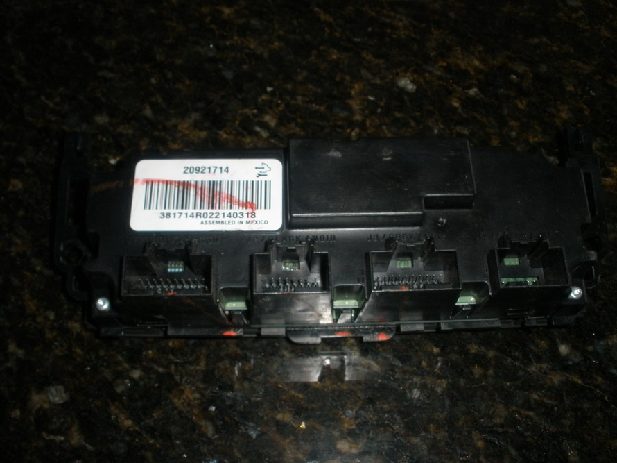 Chevy - AC Control - Climate Control - Heater Control - 20921714: Used ...