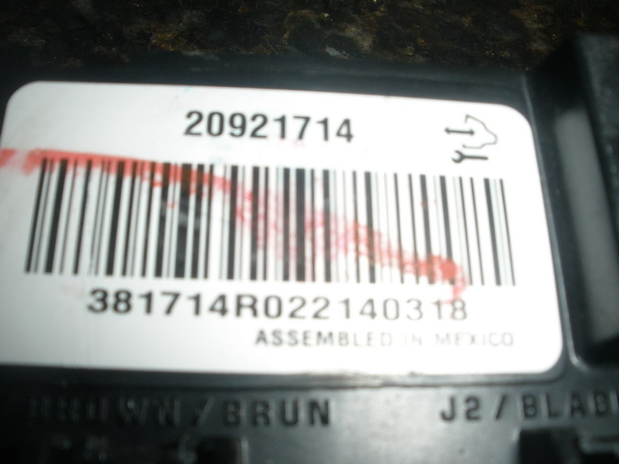 Chevy - AC Control - Climate Control - Heater Control - 20921714: Used ...
