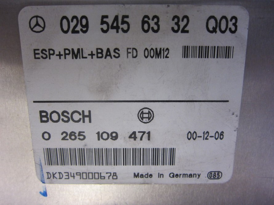 Mercedes Benz W208 W210 01-02 E430 CLK430 IGNITION SWITCH KEY ECU ...