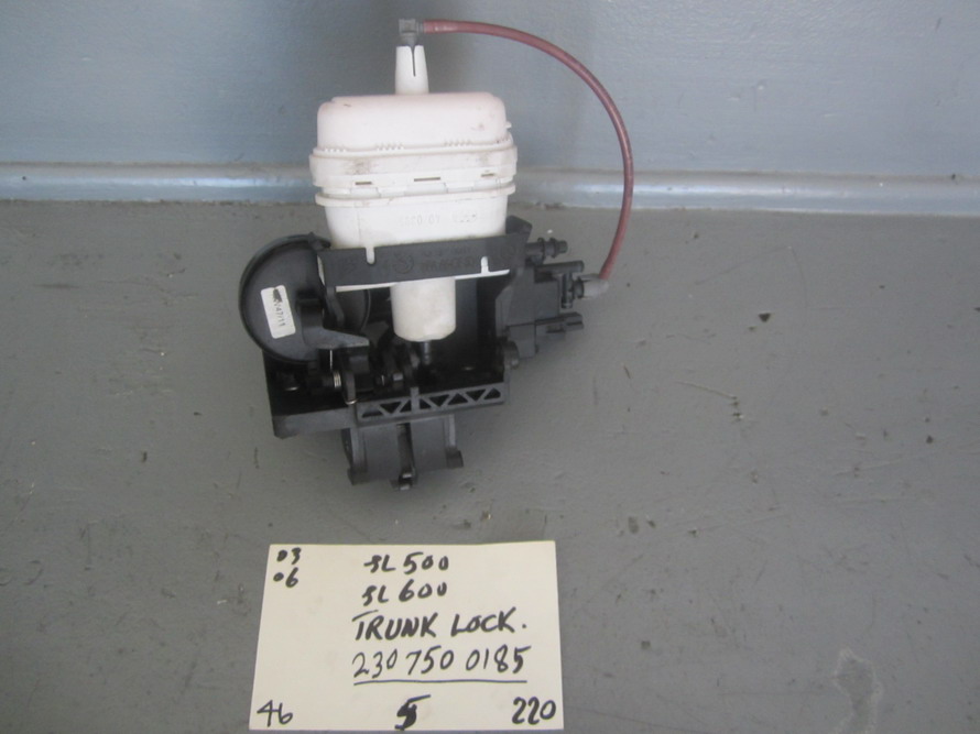 Mercedes Benz Trunk Lock Vacuum Actuator 2307500185: Used Auto Parts ...