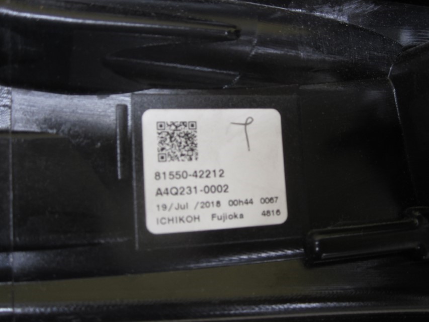 Toyota - TAILLIGHT TAIL LIGHT - 81550 42212: Used Auto Parts | Mercedes ...