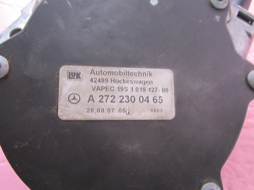 Mercedes Benz - Vacuum Pump - 2722300465: Used Auto Parts | Mercedes ...