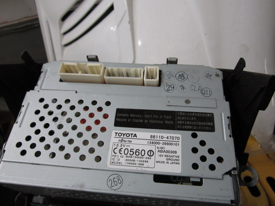 Toyota - Navigation - GPS screen is peeling off - 86110 47070: Used ...