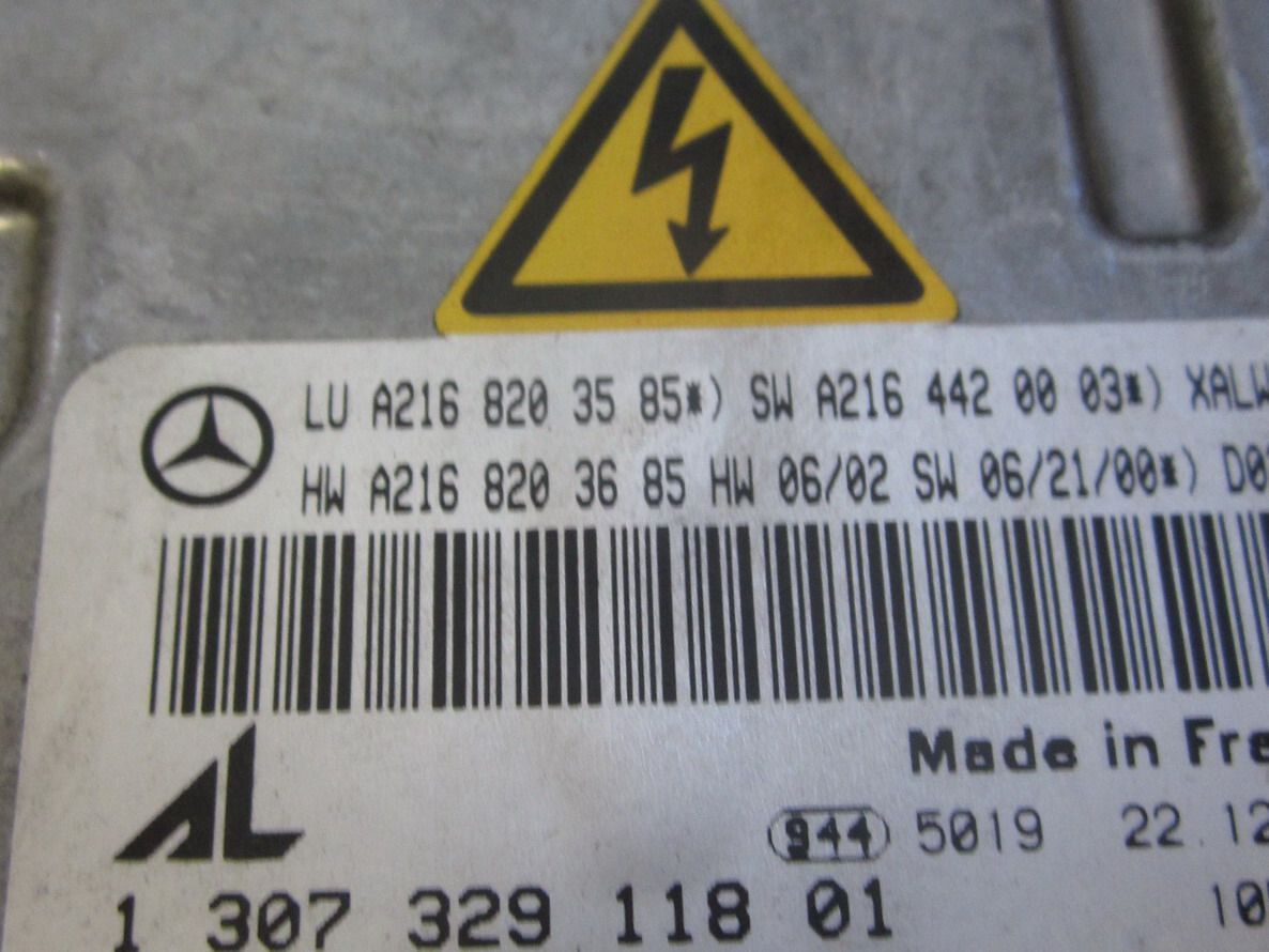 Mercedes Benz - HEADLIGHT BALLAST - 2168203585: Used Auto Parts ...