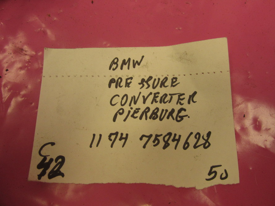 BMW - Vacuum Control Pressure Converter - 11747584628: Used Auto Parts ...