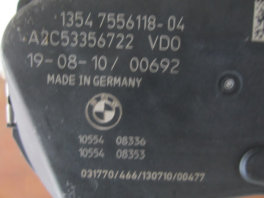 BMW - Throttle Body - 13547556118: Used Auto Parts | Mercedes Benz Used ...