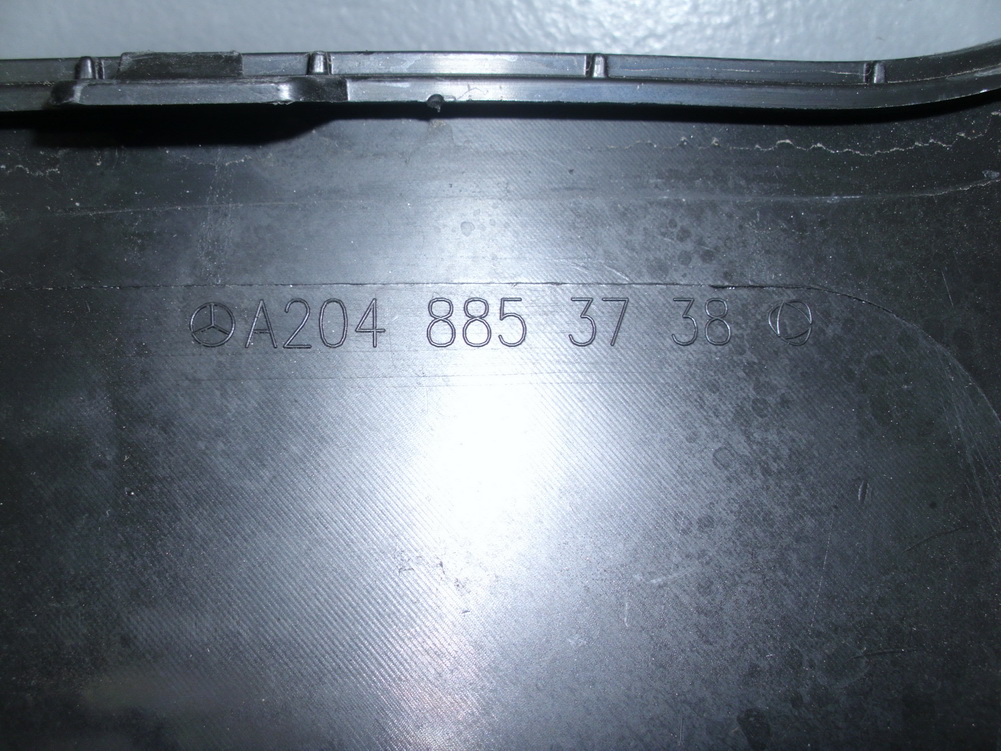 Mercedes Benz - REAR Bumper LOWER COVER Deflector - A2048853738: Used ...