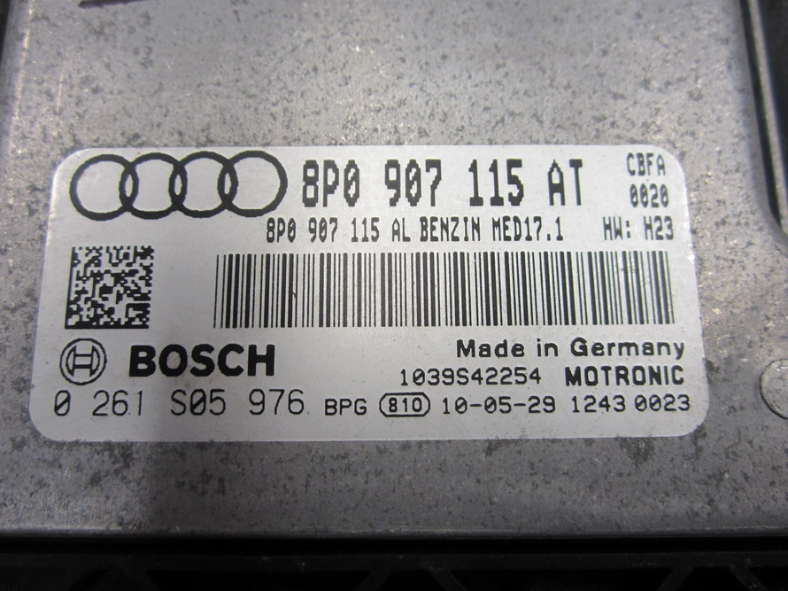 Audi - ECU Computer BRAIN BOX 8P0907115AT: Used Auto Parts | Mercedes ...