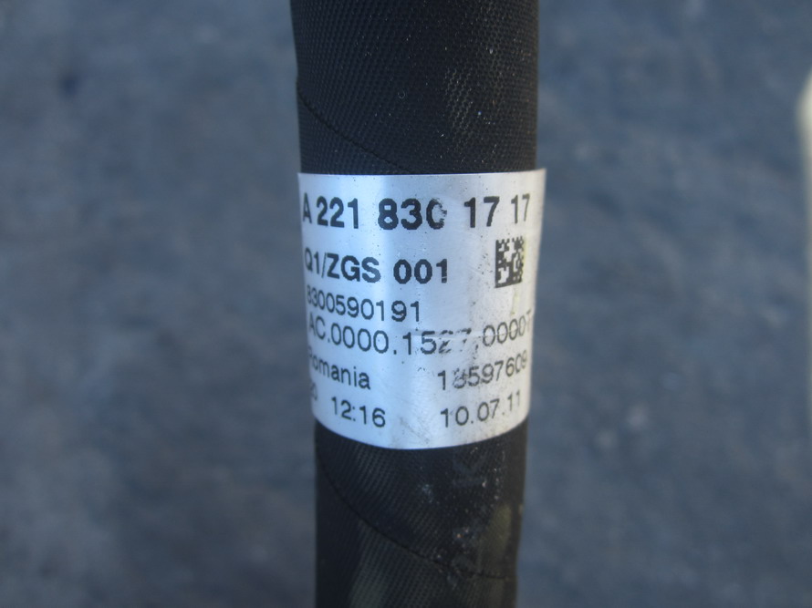 Mercedes Benz - AC HOSE - 2218301717: Used Auto Parts | Mercedes Benz ...