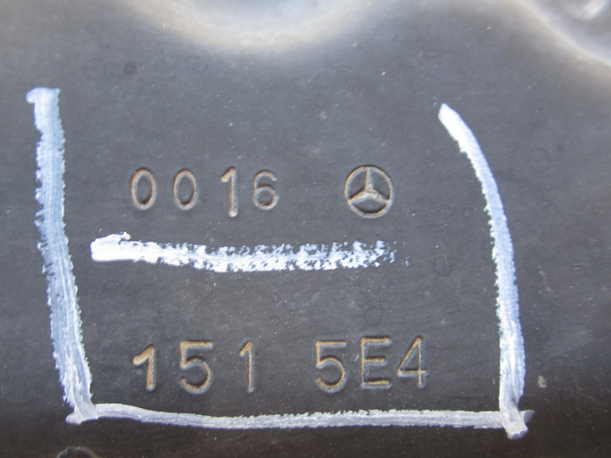 Mercedes Benz - Bumper re bar rebar Reinforcement - 1666104200: Used ...