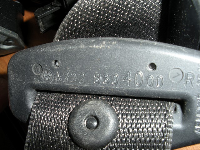 Mercedes Benz - Seat Belt RIGHT FRONT- 2228604000: Used Auto Parts ...