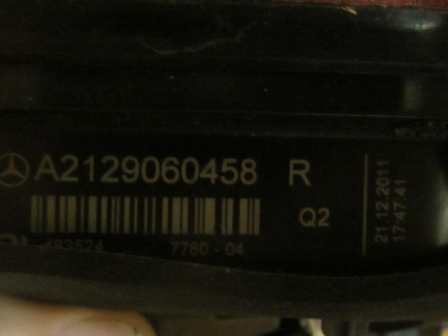 Mercedes Benz -TAILLAMP TAILLIGHT TAIL LIGHT - 2129060458: Used Auto ...