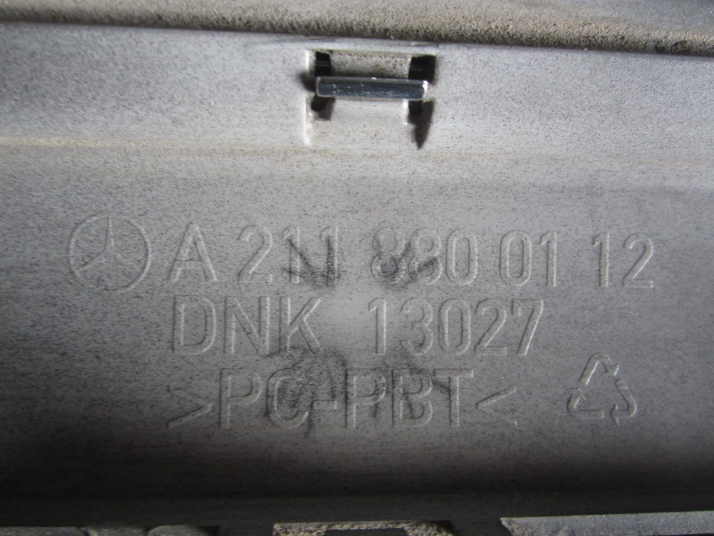 Mercedes Benz E350 E Class Bumper molding 2118800112: Used Auto Parts ...
