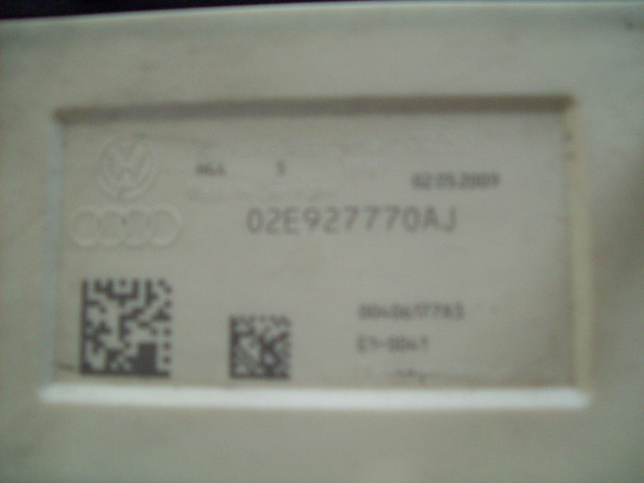Volkswagen - Transmission Control Module Valve Body - 02e927770aj: Used ...