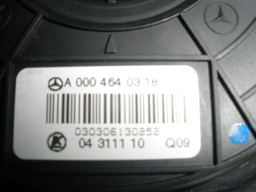 Mercedes Benz - Clock Spring Combo Switch - 0004640318: Used Auto Parts ...