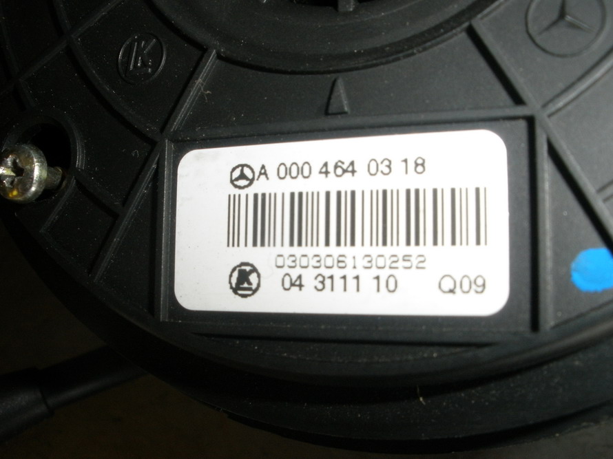 Mercedes Benz - Clock Spring Combo Switch - 0004640318: Used Auto Parts ...