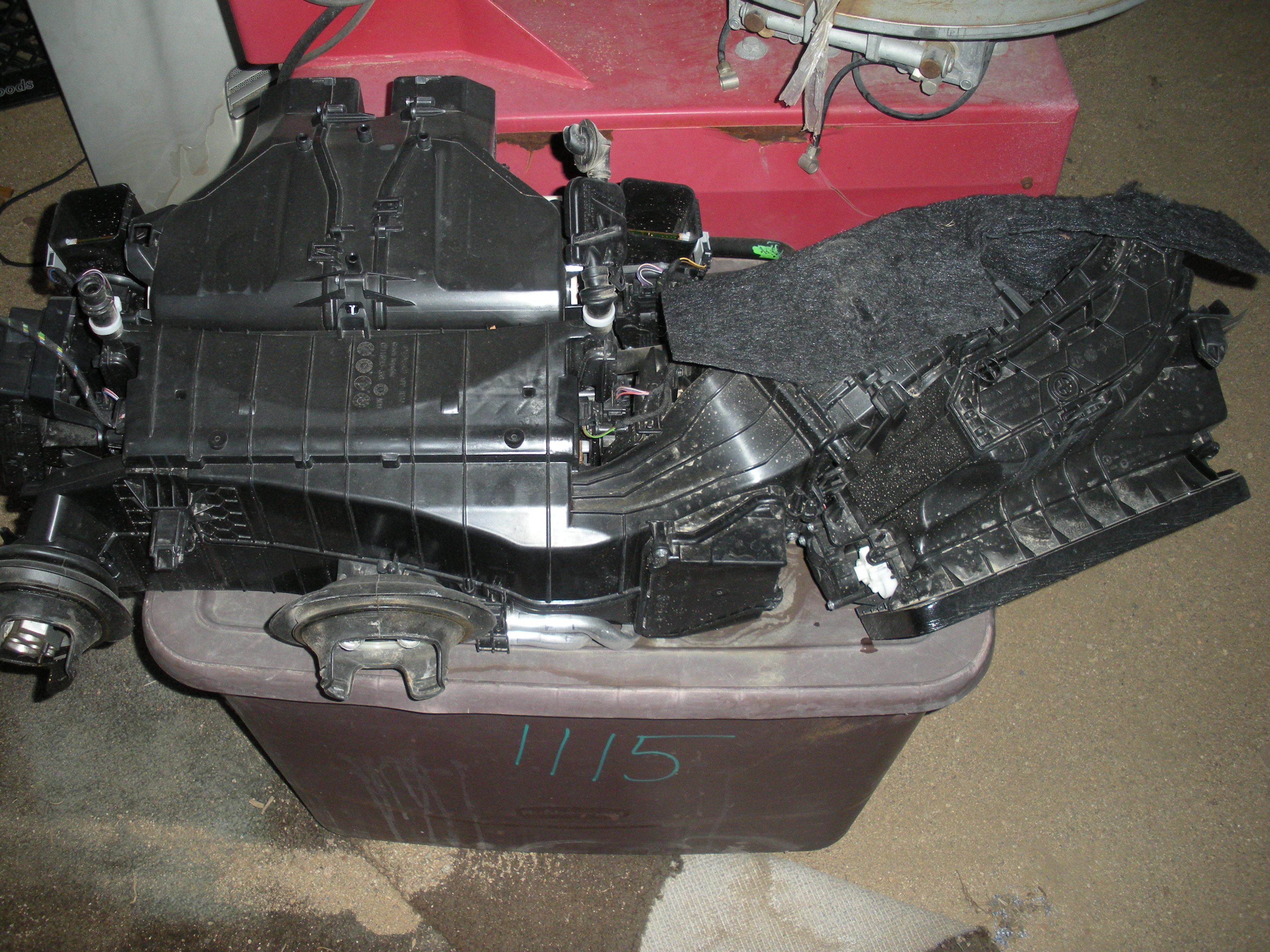 Porsche Panamera - Heater Core EVAPORATOR BLOWER MOTOR HVAC BOX ...
